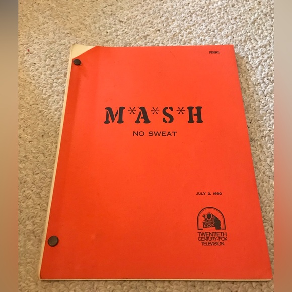 M*A*S*H | Other | Mash Script July 298 Vintage | Poshmark